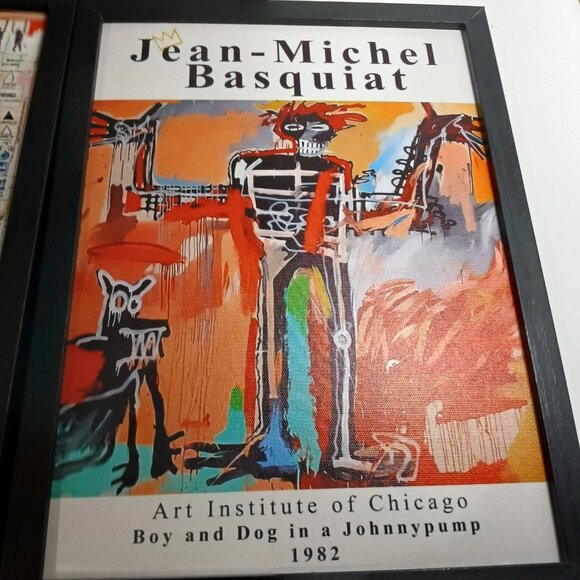 Art | Framed Basquiat Wall Art Basquiat Poster Jean Michel Basquiat ...